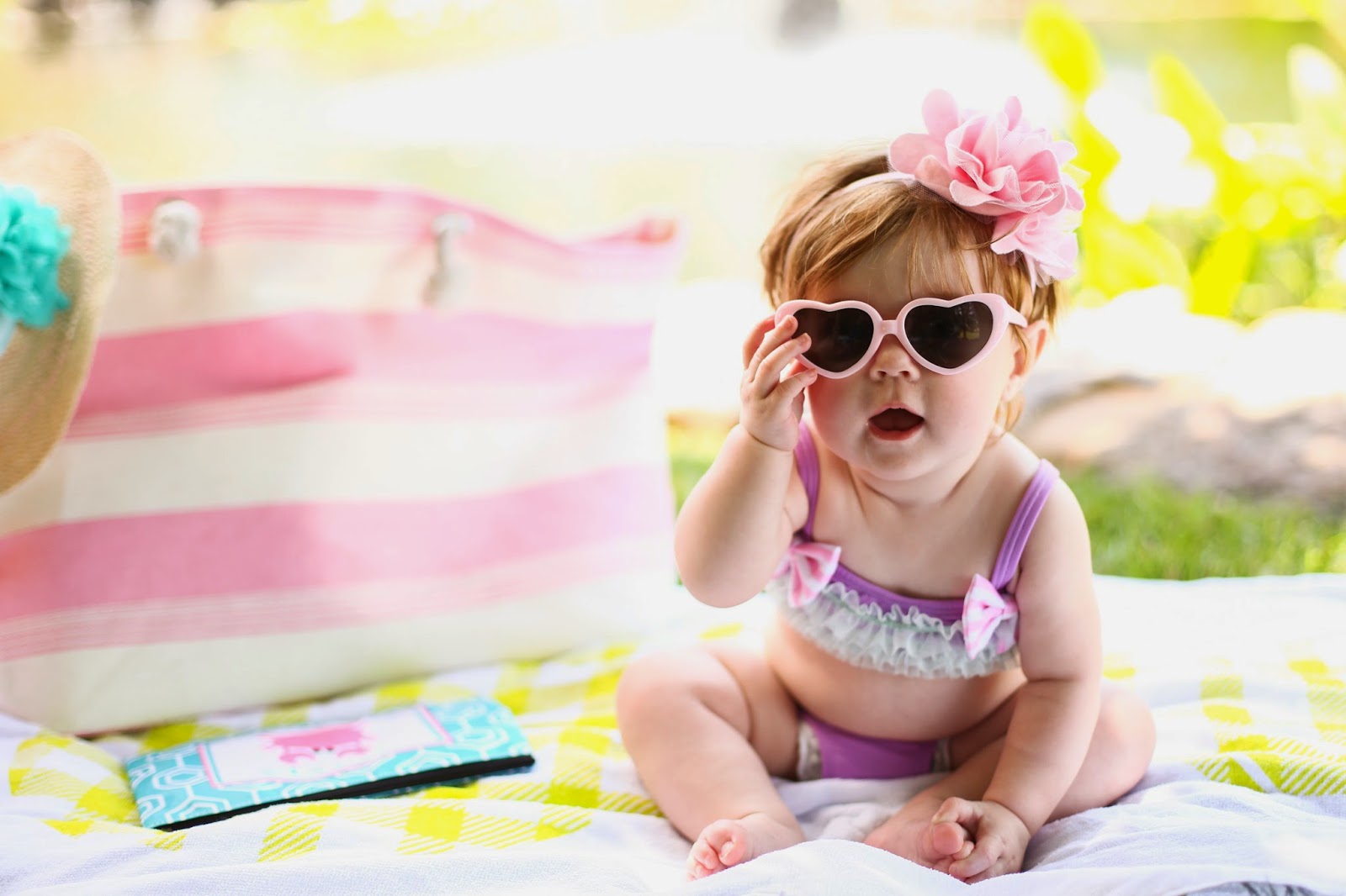 Mini Me - Bathing Beauty - Jimmy Choos & Tennis Shoes