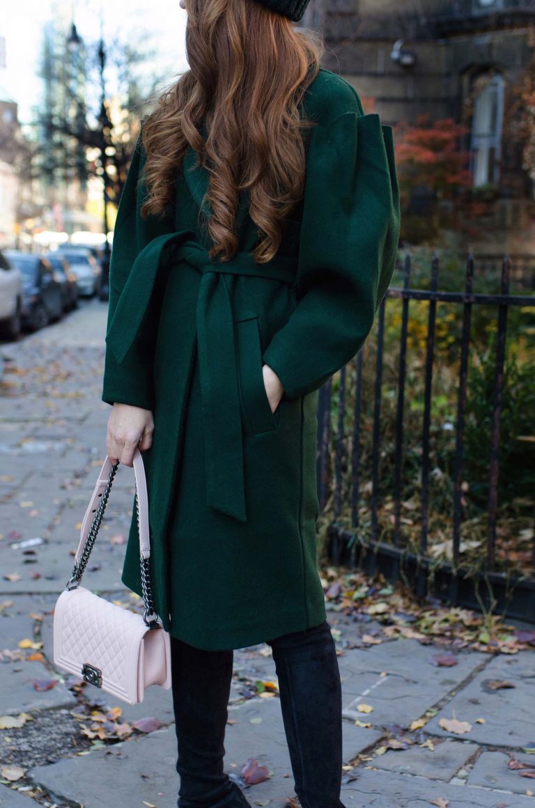 Statement Sleeve Coat - Jimmy Choos & Tennis Shoes
