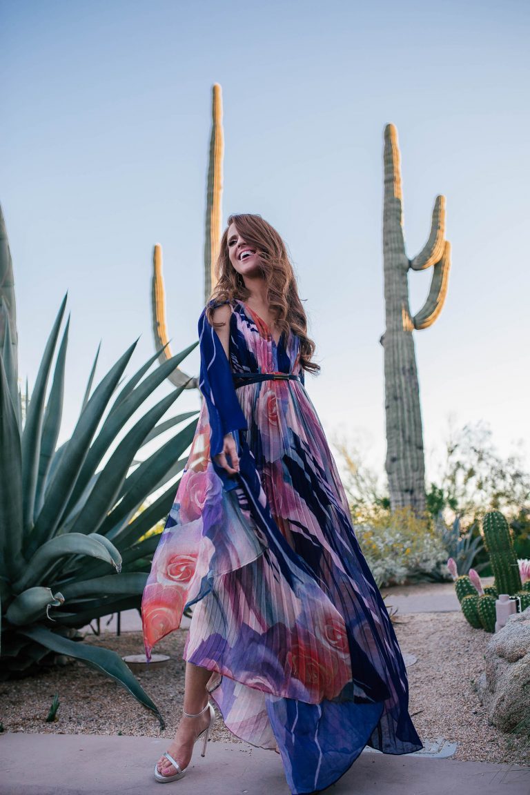 Desert Chic Maxi in Arizona - Jimmy Choos & Tennis Shoes